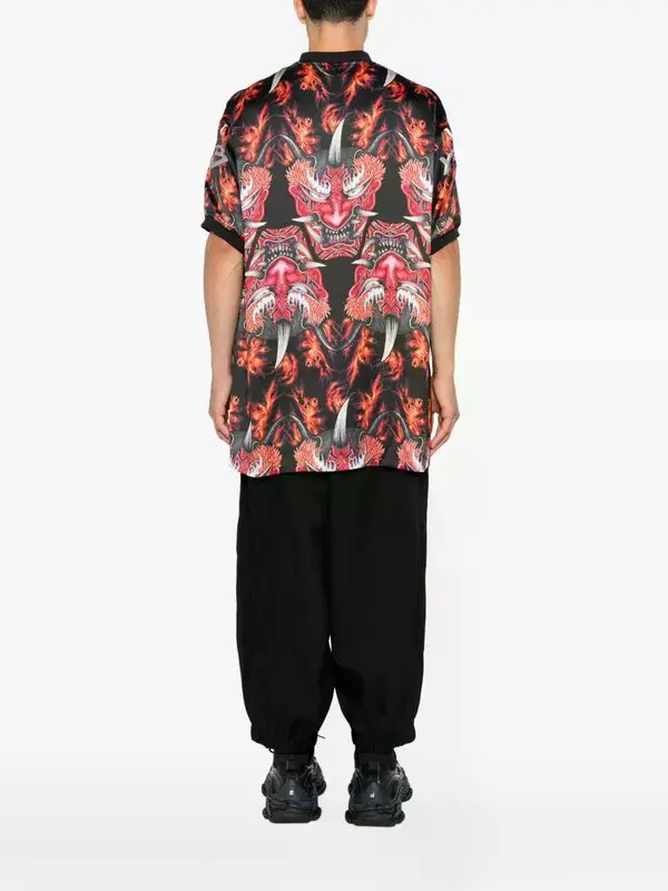 Y3 Graphic-print Short-sleeve Top