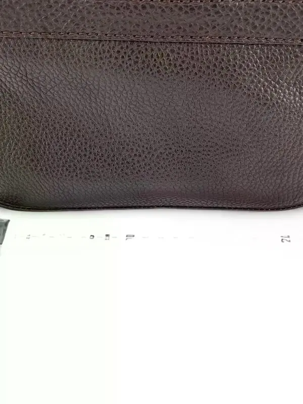 Burberry 1990-2000s Striped Buckled Shoulder Bag