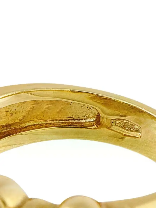 LB EXCLUSIVE Sapphire And Diamond Ring In Polished 18k Yellow
