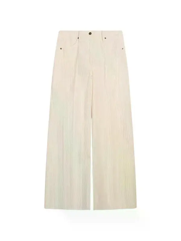 Momoni Aoki Bis Corduroy Trousers - Neutrals
