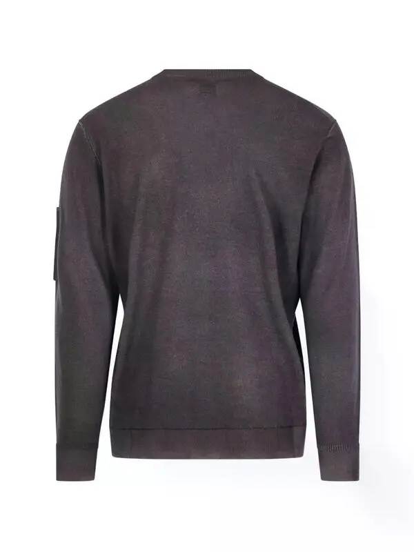 C.P. COMPANY Lens Detail Raglan Sleeve Sweater