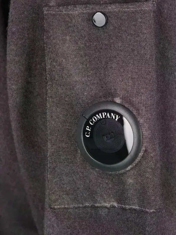 C.P. COMPANY Lens Detail Raglan Sleeve Sweater