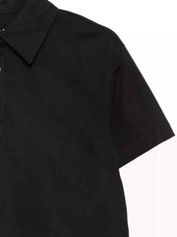 Liviana Conti Cropped Polo-collar Polo Top