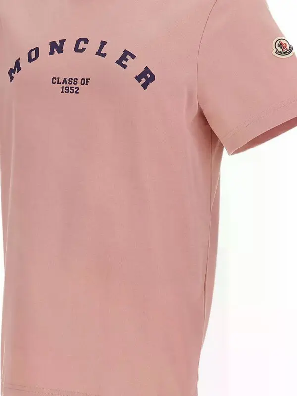 Moncler Logo-print T-shirt - Pink