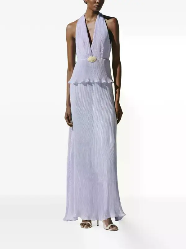 BAOBAB Pleated Maxi Dress - Purple