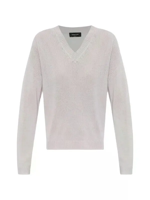 Fabiana Filippi V-neck Sequin Embellished Sweater - Purple