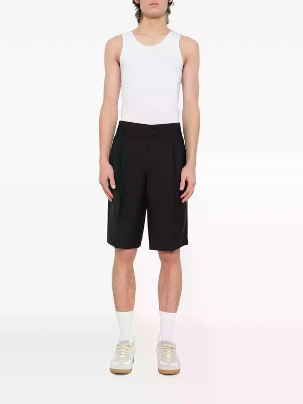 Balenciaga Pleated Tailored Shorts