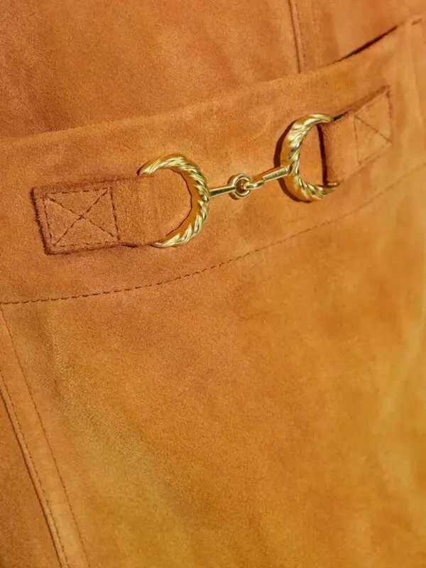Ulla Johnson Horsebit-detail Leather Dress
