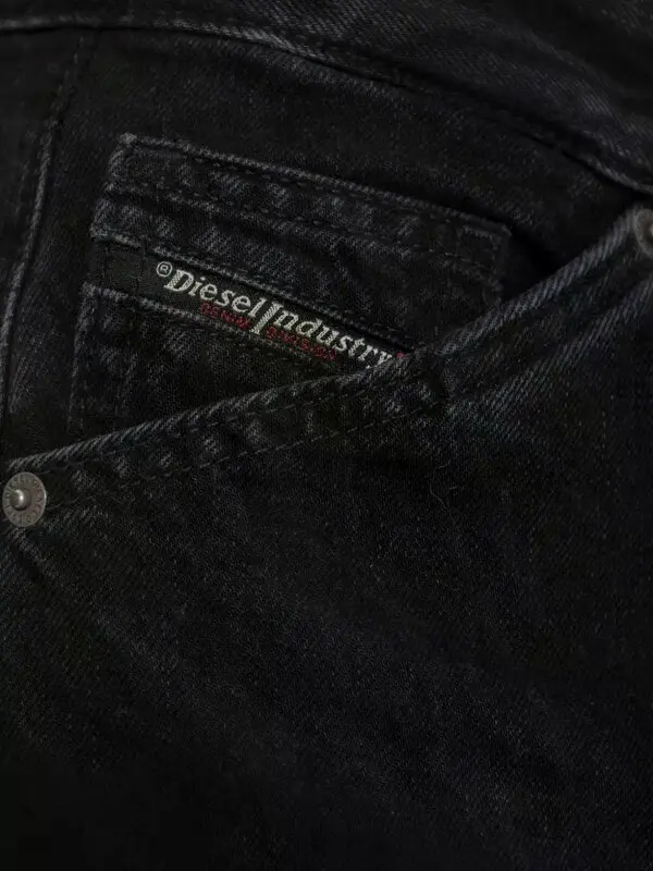 DIESEL® Pleated Denim Shorts