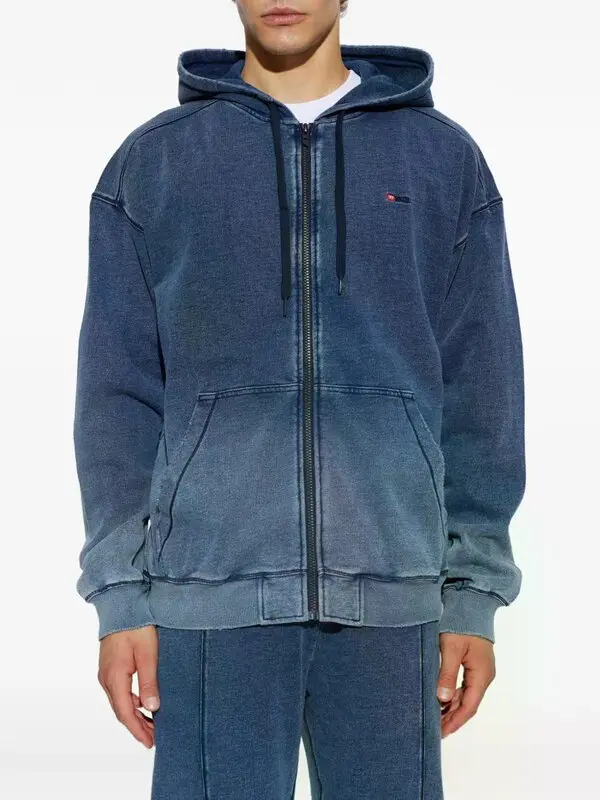 DIESEL® Faded Zip-up Hoodie