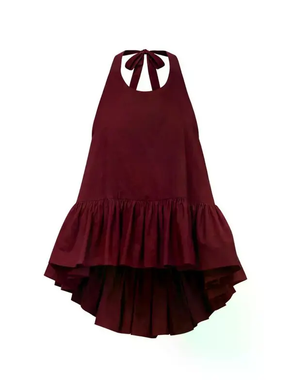 Azeeza Winston Ruffled Blouse - Red