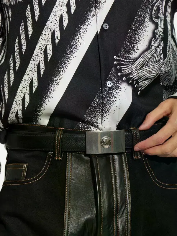 Versace Reversible Leather Belt