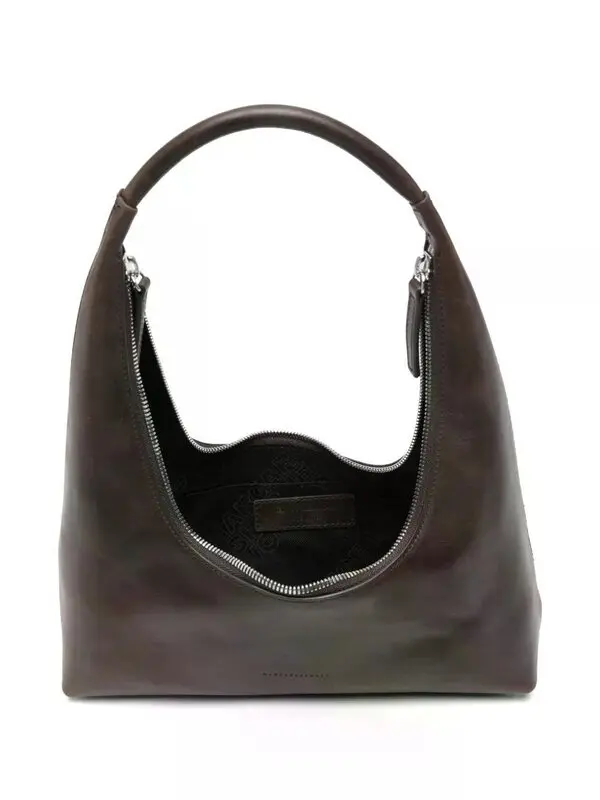 MARGESHERWOOD Logo Detail Leather Shoulder Bag