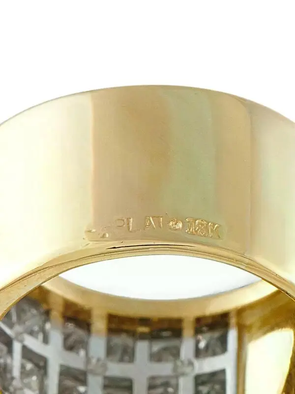 LB EXCLUSIVE Diamond Two-tone Ring