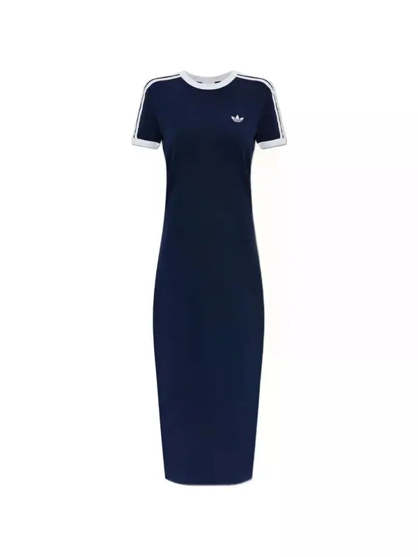 Adidas 3-stripes Short-sleeve Midi Dress