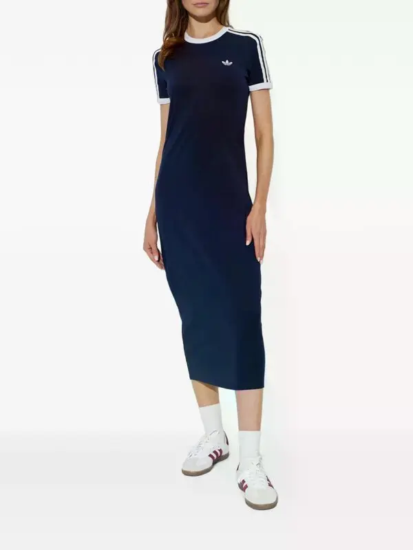 Adidas 3-stripes Short-sleeve Midi Dress