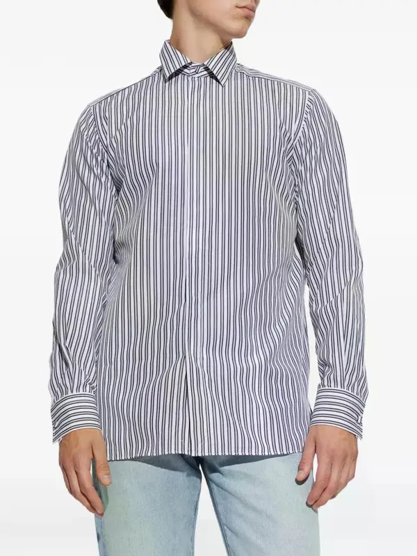 TOM FORD Striped Long-sleeve Shirt