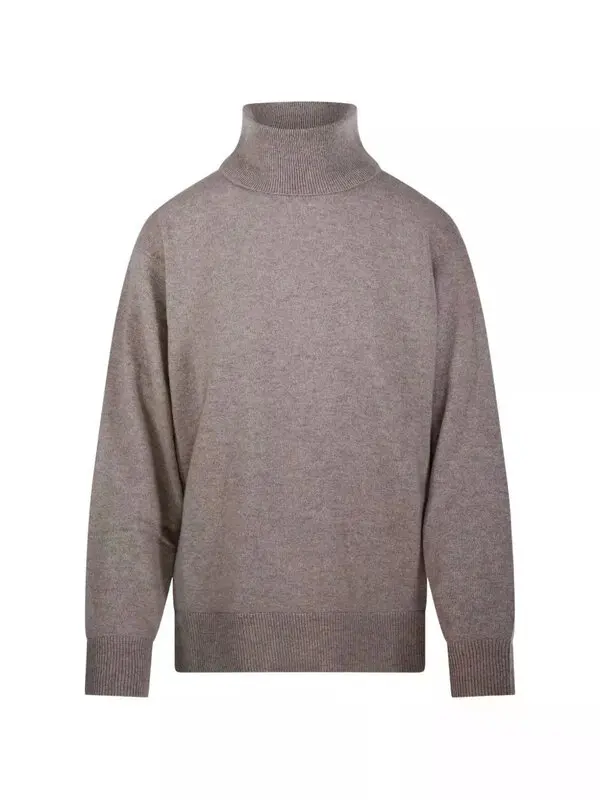 P.a.r.o.s.h High Neck Ribbed Trim Sweater