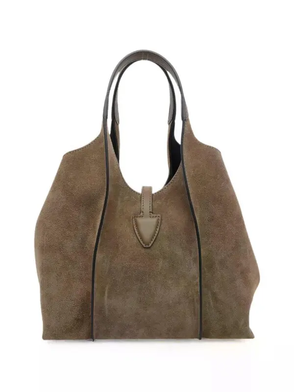 TOD'S Mini T Timeless Suede Tote Bag