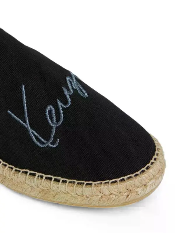 Kenzo Logo-embroidered Espadrilles
