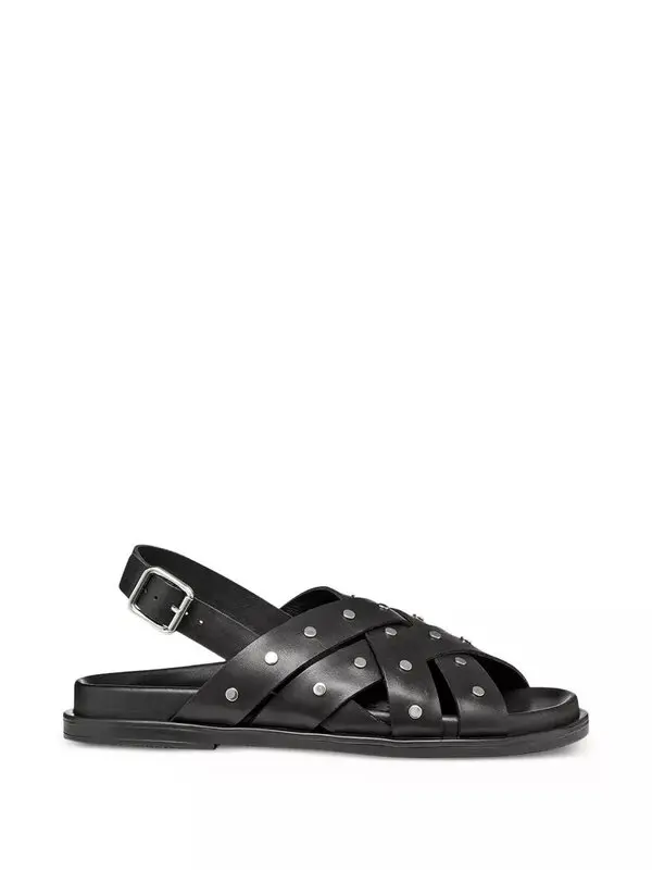 Geox Adelash Crossover-strap Sandals With Stud Embellishment