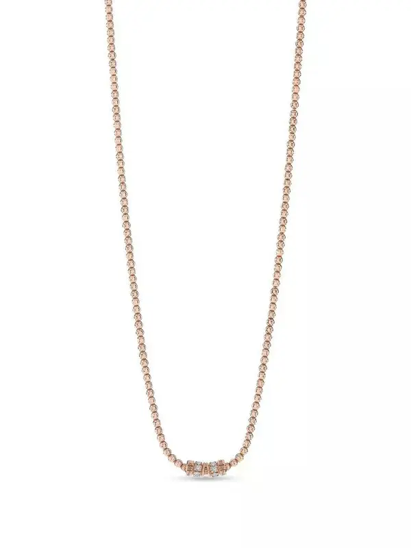 OFFICINA BERNARDI Moon Diamond And Ruby Necklace - Pink