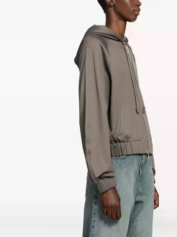 Moncler Zip-up Fleece Hoodie