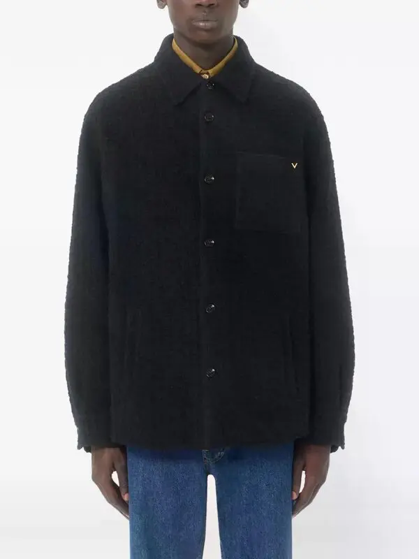 Valentino Garavani Vlogo Bouclé Jacket