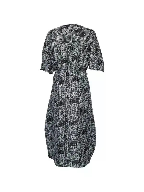 Henrik Vibskov Graphic Print Dolman Sleeve Dress