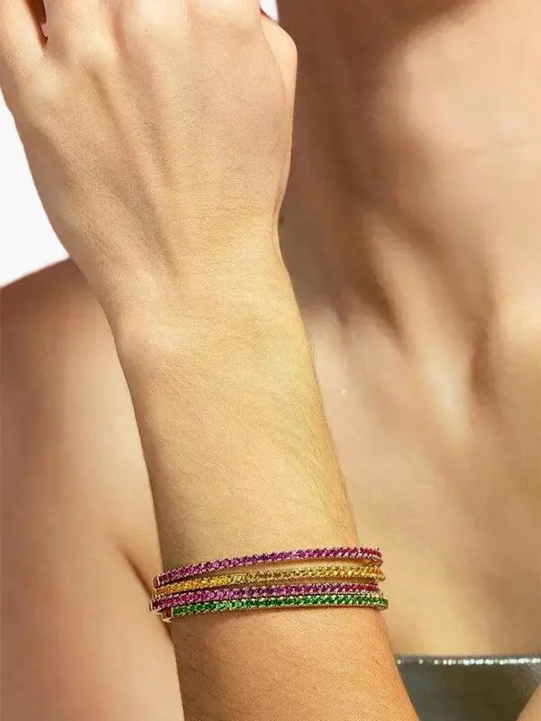 Kwiat Sapphire Stackable Bangle In 18k Yellow