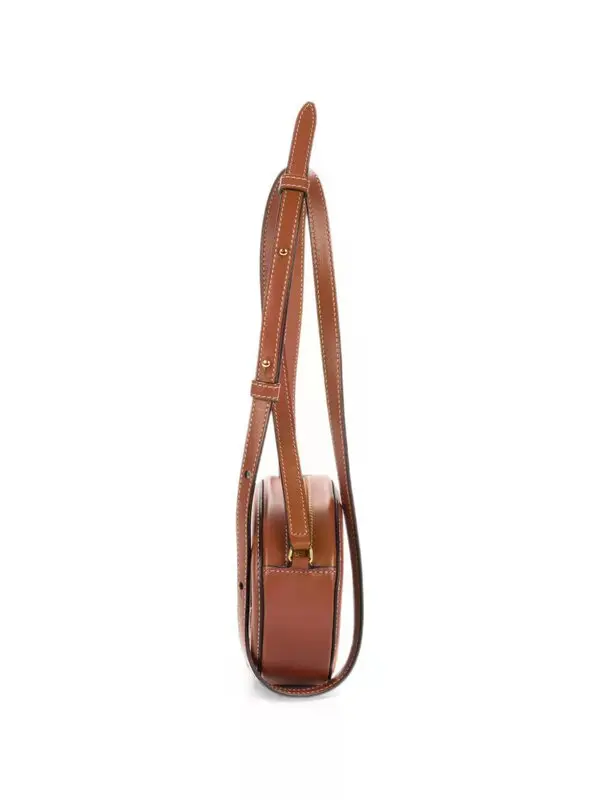 Celine Triomphe Oval Cross Body Bag - Brown