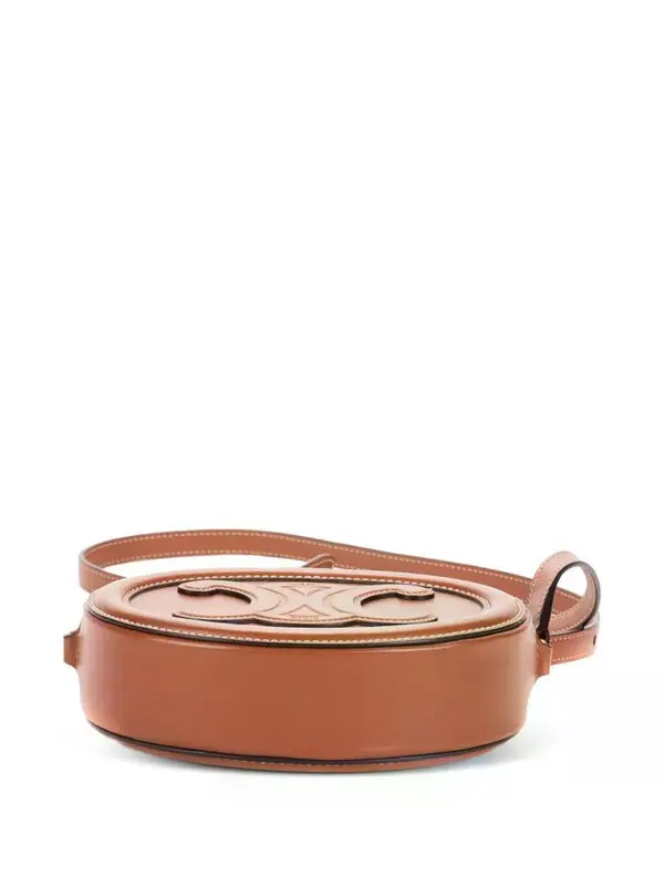 Celine Triomphe Oval Cross Body Bag - Brown