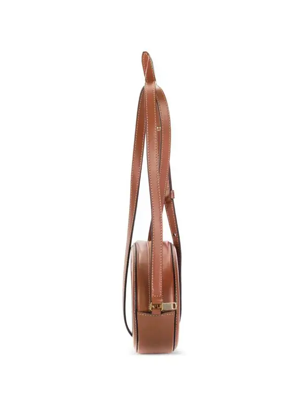 Celine Triomphe Oval Cross Body Bag - Brown