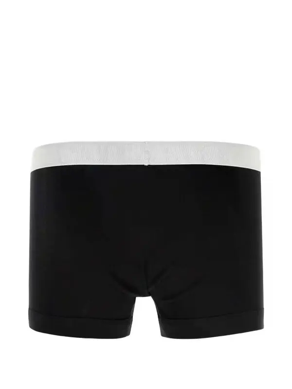 TOM FORD Set Of Two Boxer Shorts With Logo Stripe - Black