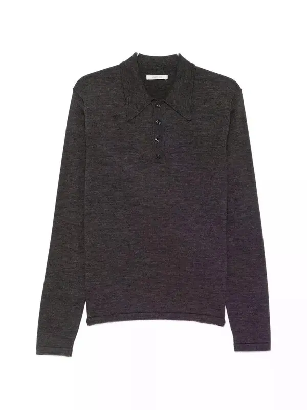 LEMAIRE Long-sleeve Wool Polo Shirt