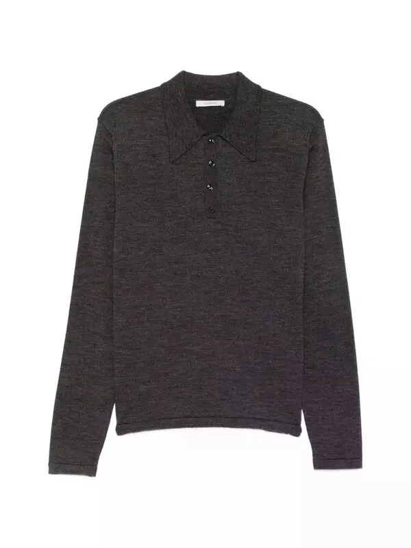 LEMAIRE Long-sleeve Wool Polo Shirt