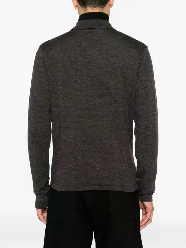 LEMAIRE Long-sleeve Wool Polo Shirt
