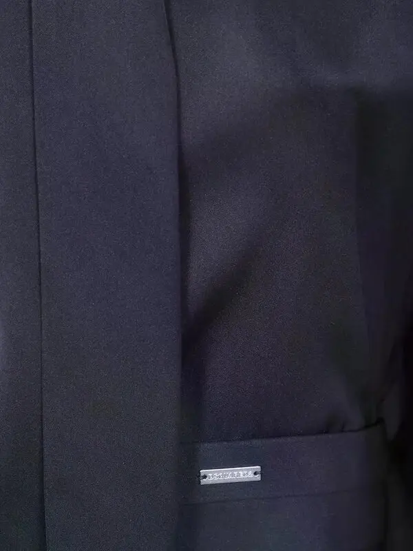 Dsquared2 Tie-neck Pleated-waist Shirt