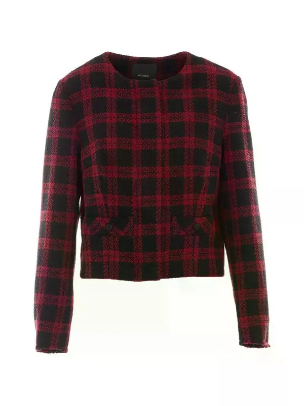 Pinko Tweed-check Jacket