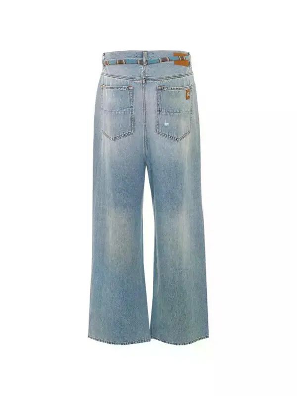 Amiri Flannel Repair Jeans