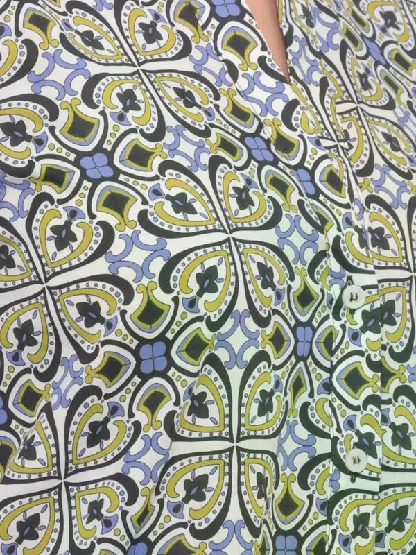 EMME V-neck Printed Shirt