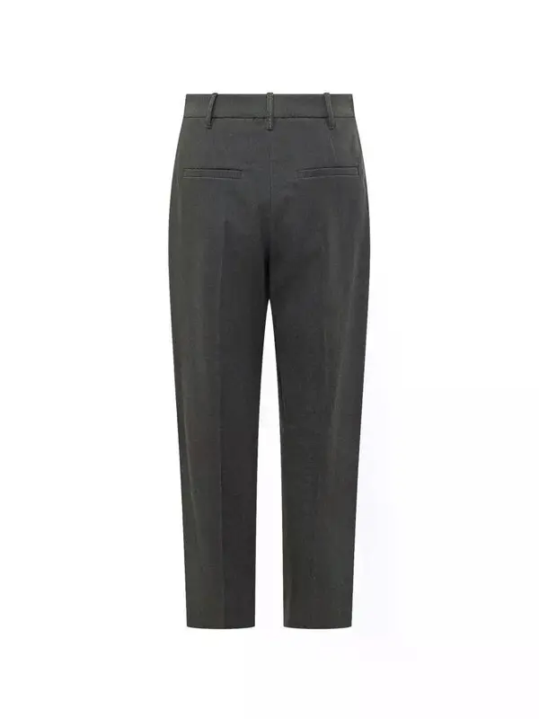 Brunello Cucinelli Pleated Tapered Trousers