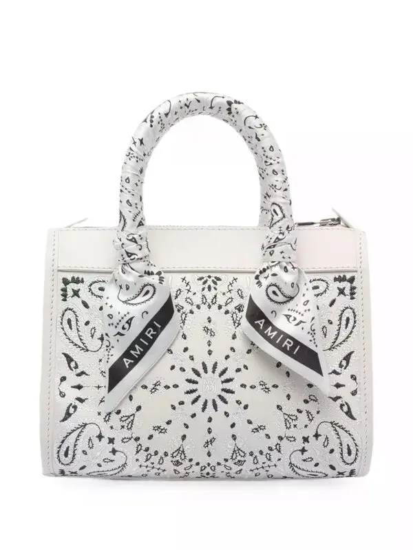 Amiri Mini Bandana Triangle Tote Bag - Neutrals