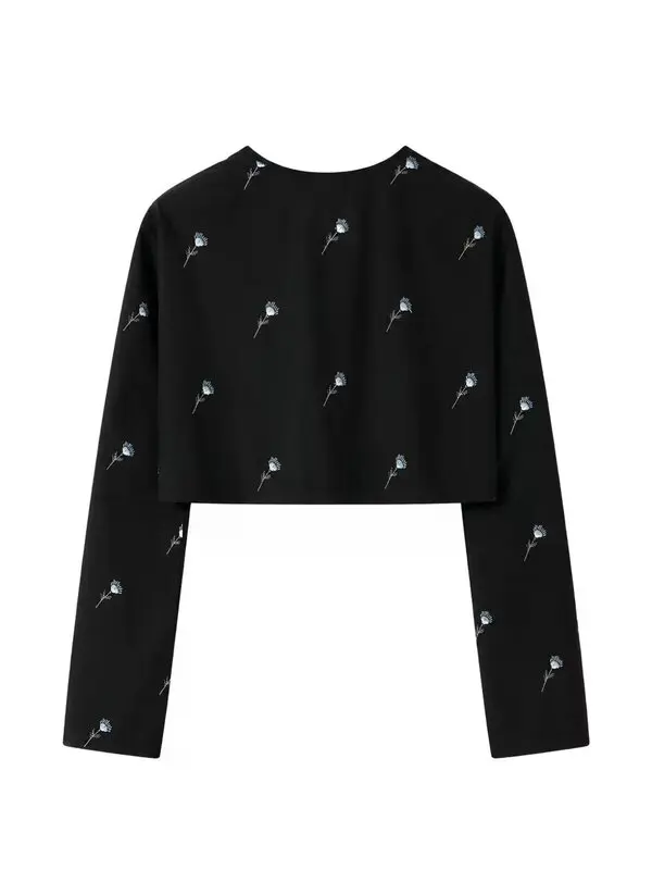 RIER Walker Floral Embroidered Shirt