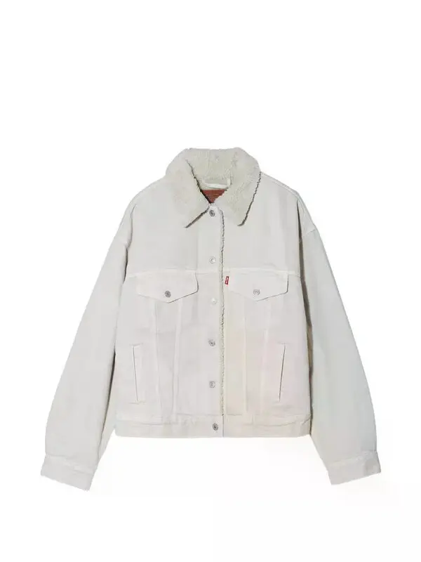 LEVI'S Sherpa-collar Denim Jacket