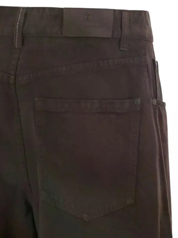 Brunello Cucinelli Monile-embellished Garment-dyed Jeans