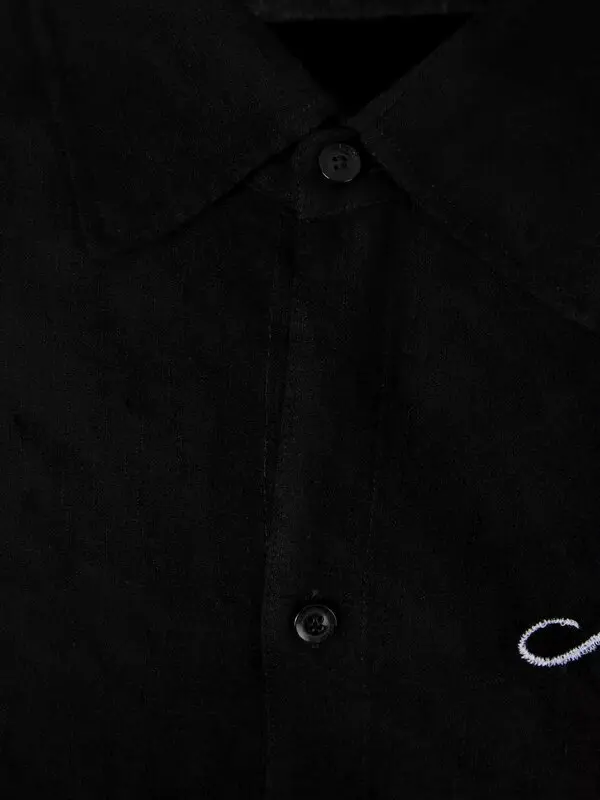 Amiri Logo-embroidered Bandana-patch Shirt
