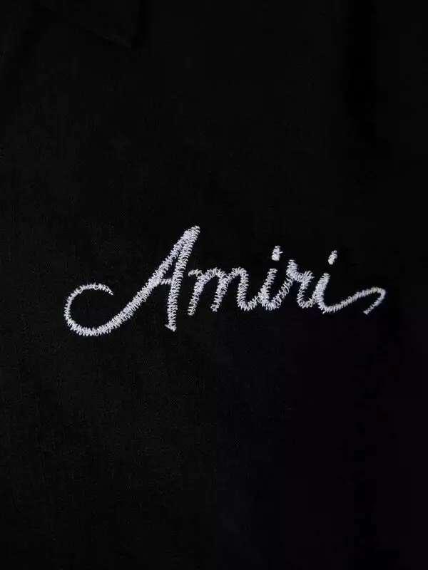 Amiri Logo-embroidered Bandana-patch Shirt