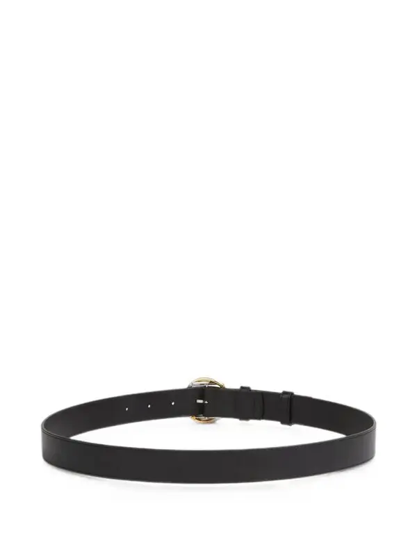 Jacquemus Salon Leather Belt - Black