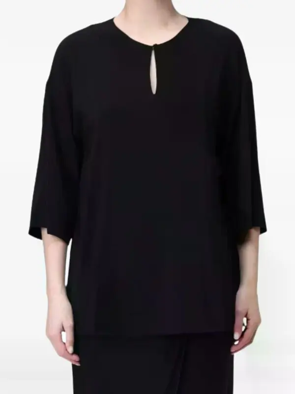 Max Mara Keyhole-detail T-shirt